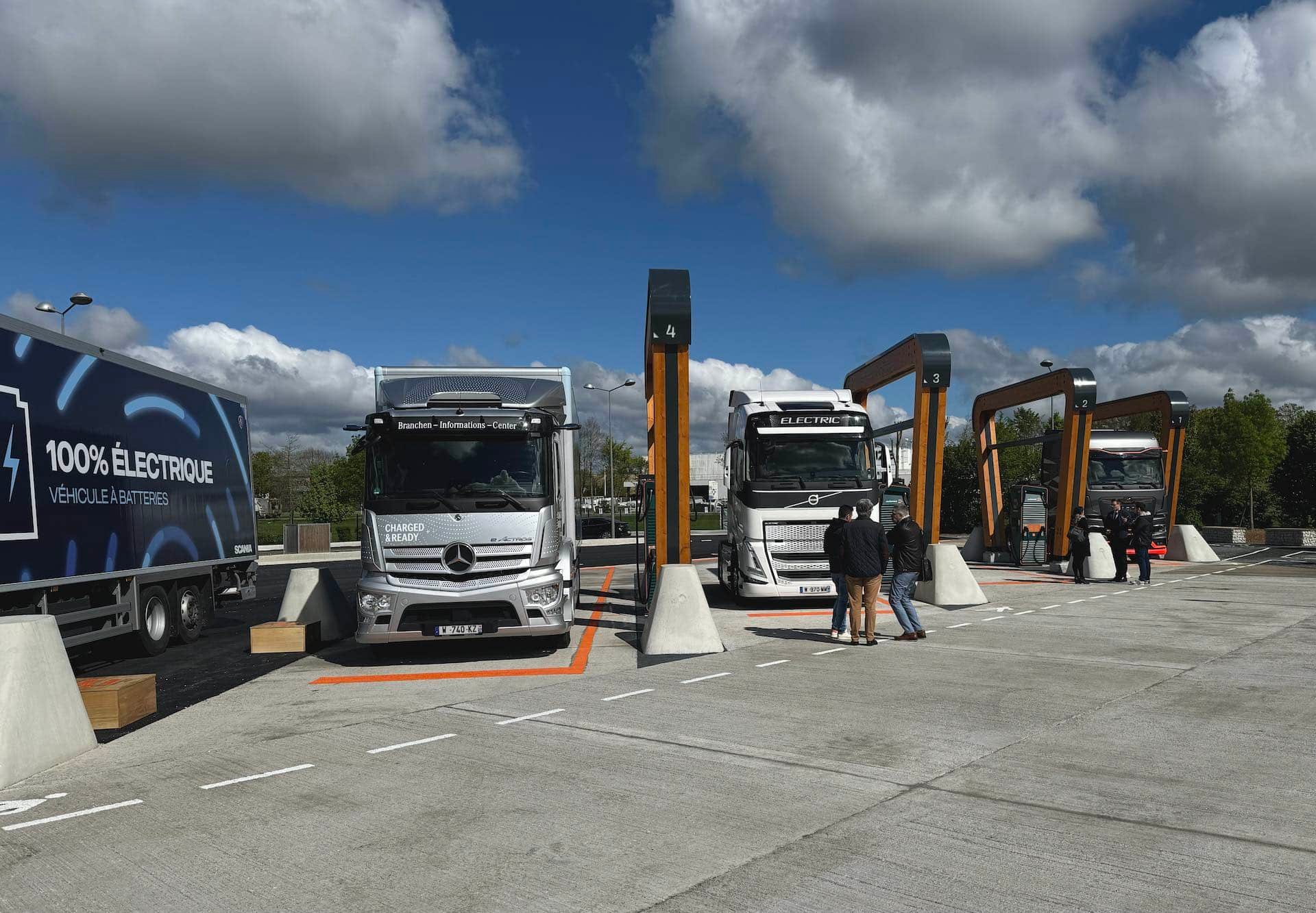 Milence vise 1 700 points de charge pour les camions électriques en ...