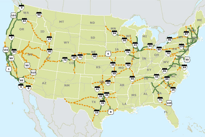 Les Etats-Unis lancent un corridor national pour la charge rapide