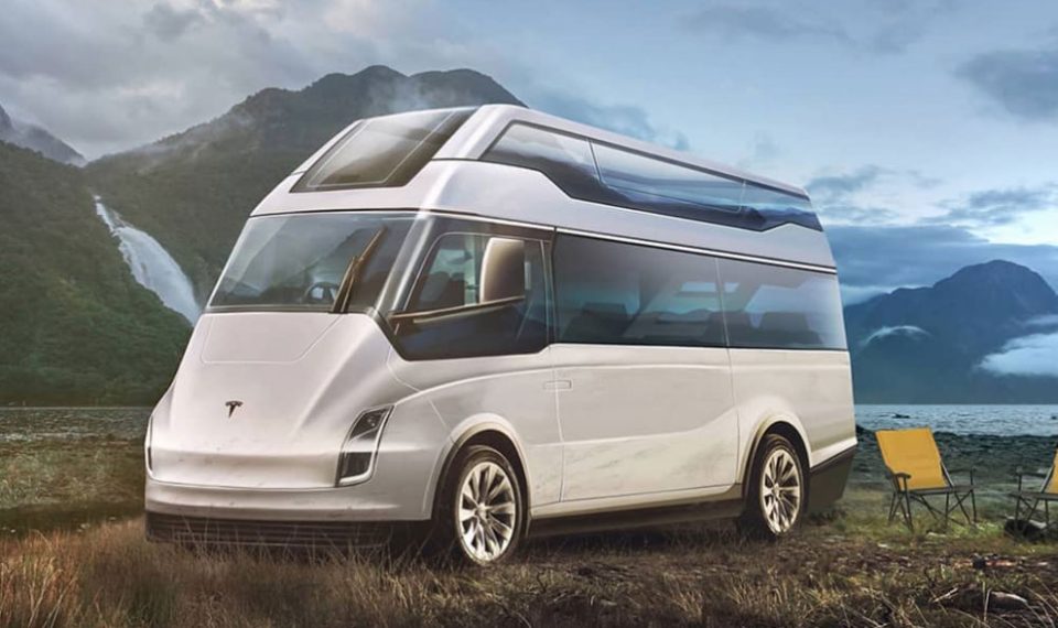 Quand le Tesla Semi se transforme en camping-car