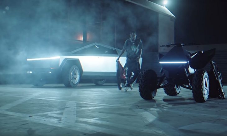 Le Tesla Cybertruck joue les "bad boys" dans un clip de rap