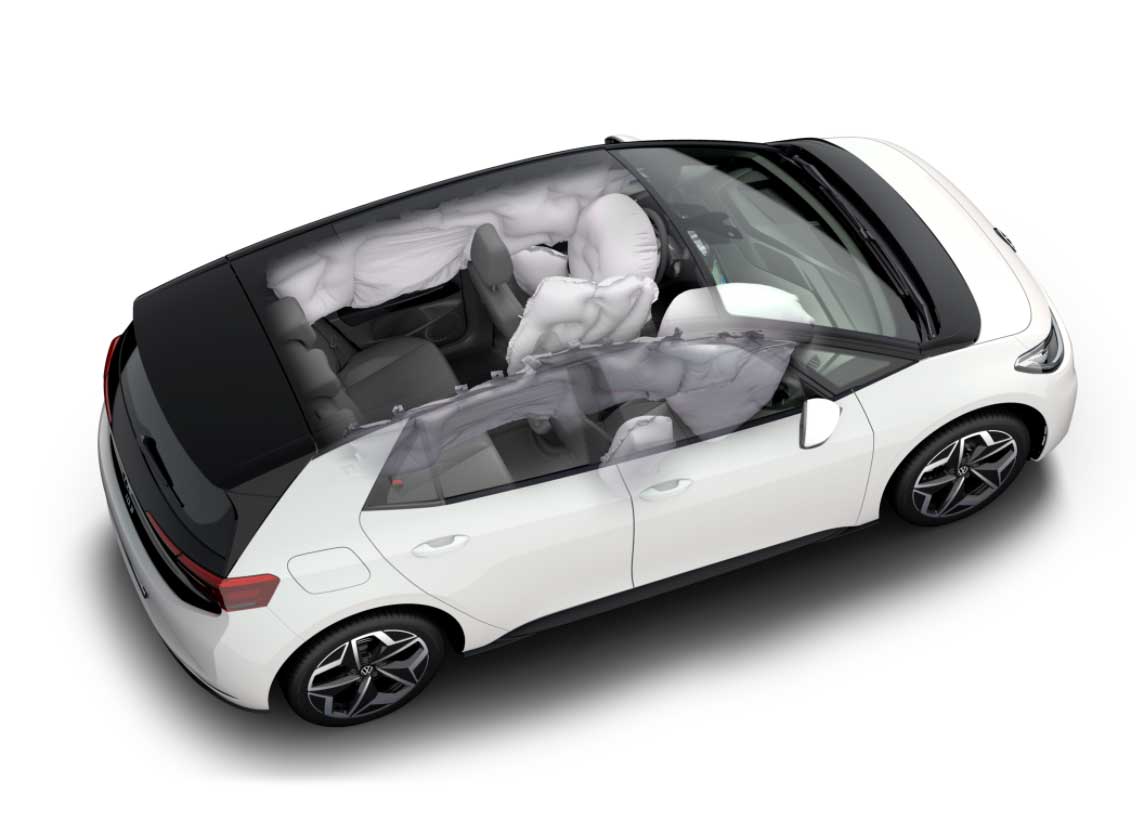 Volkswagen ID.3 : la compacte électrique décroche les 5 étoiles aux ...