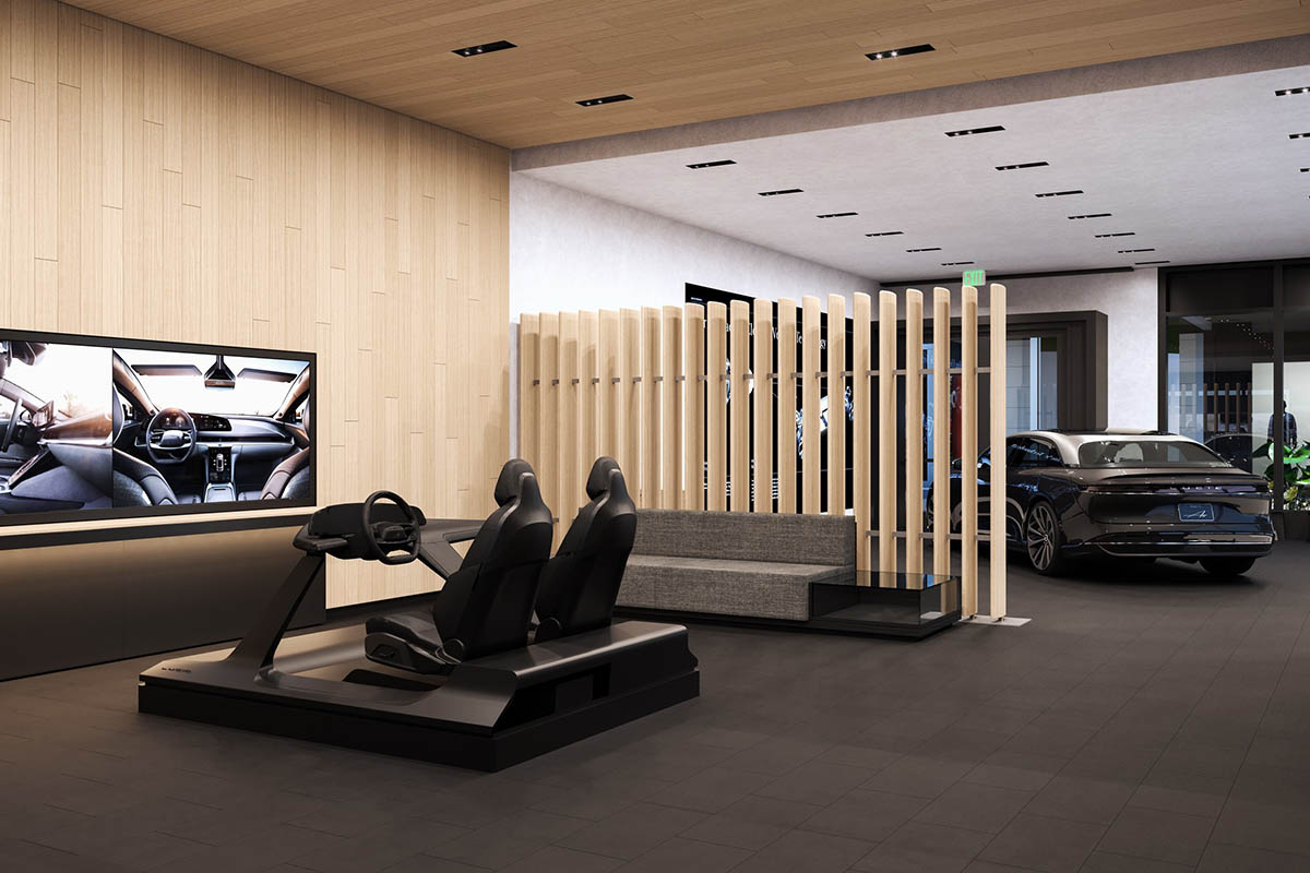 Le premier Lucid Studio ouvre ses portes à Miami