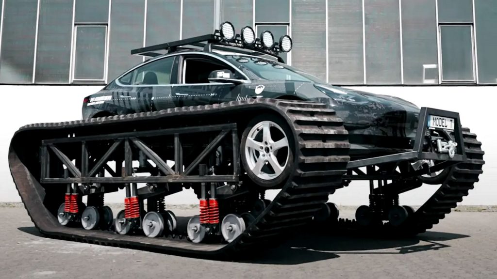 Tesla Model T : un tank électrique de six tonnes sur base de Model 3