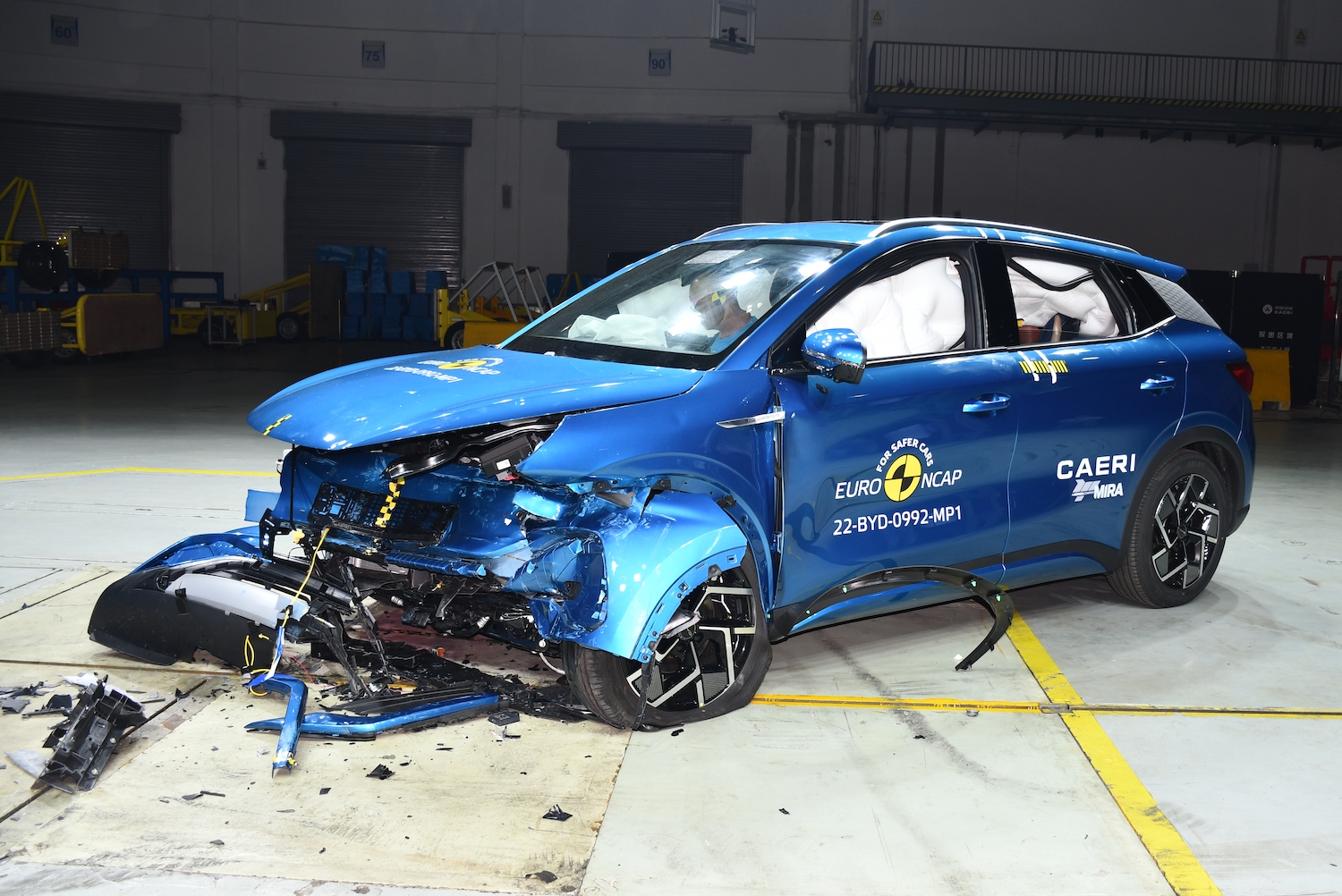 La BYD Atto 3 brille au crash-test européen