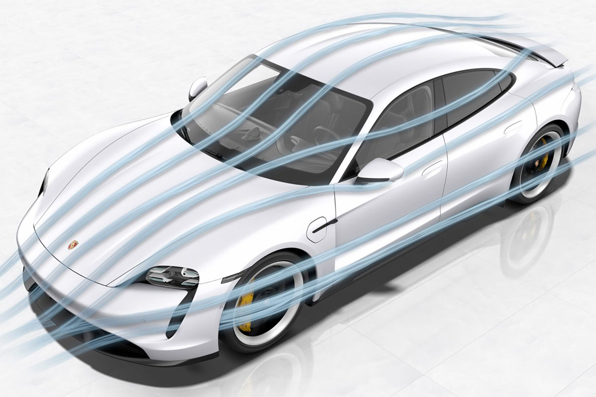 Des haut-parleurs pour améliorer la trainée aérodynamique des Porsche