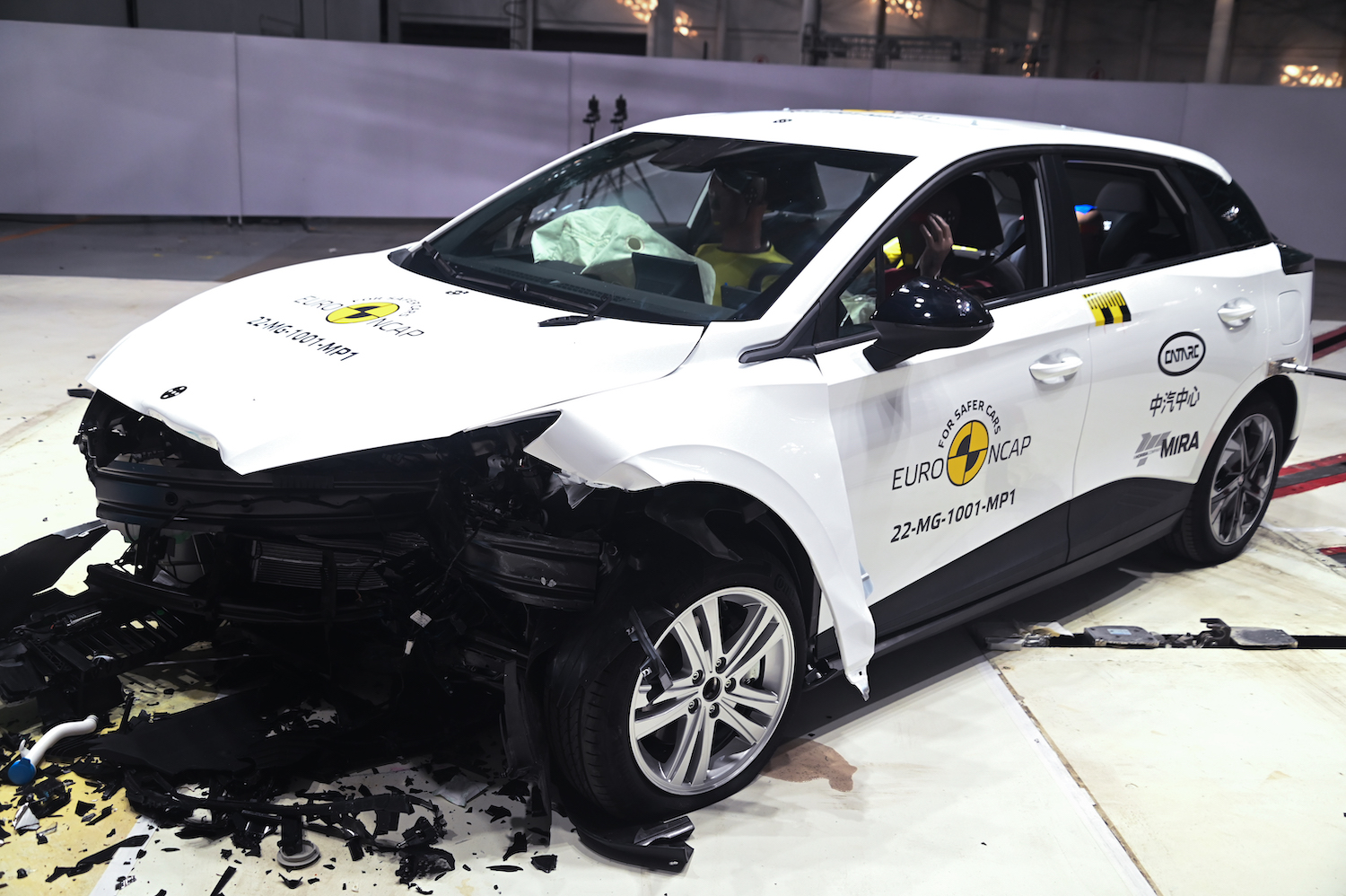 La MG 4 assure l'essentiel au crash-test Euro NCAP
