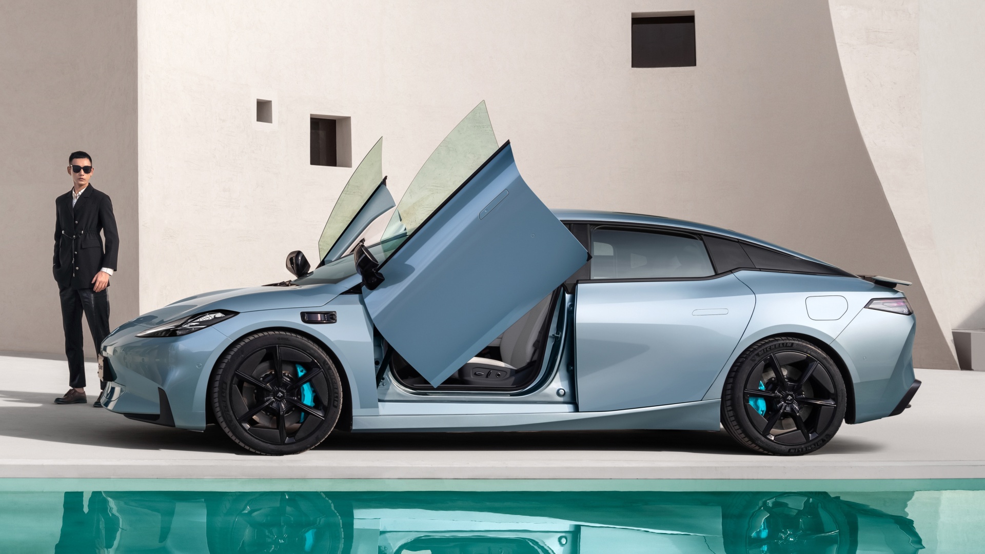 Aion présente la berline électrique Hyper GT avec un Cx record