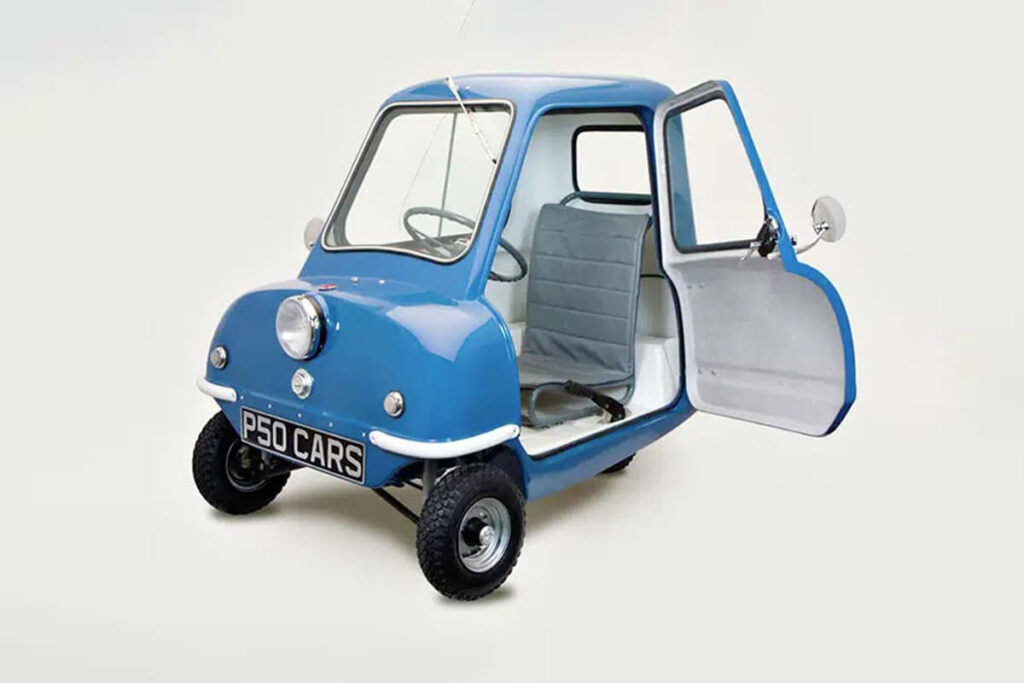 La Peel P.50 est de retour avec un moteur électrique et un plan de montage