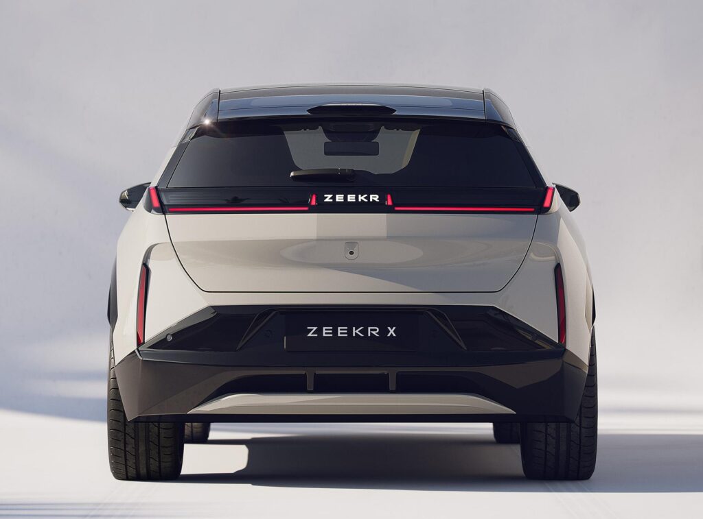 Zeekr X - caractéristiques techniques du SUV électrique premium