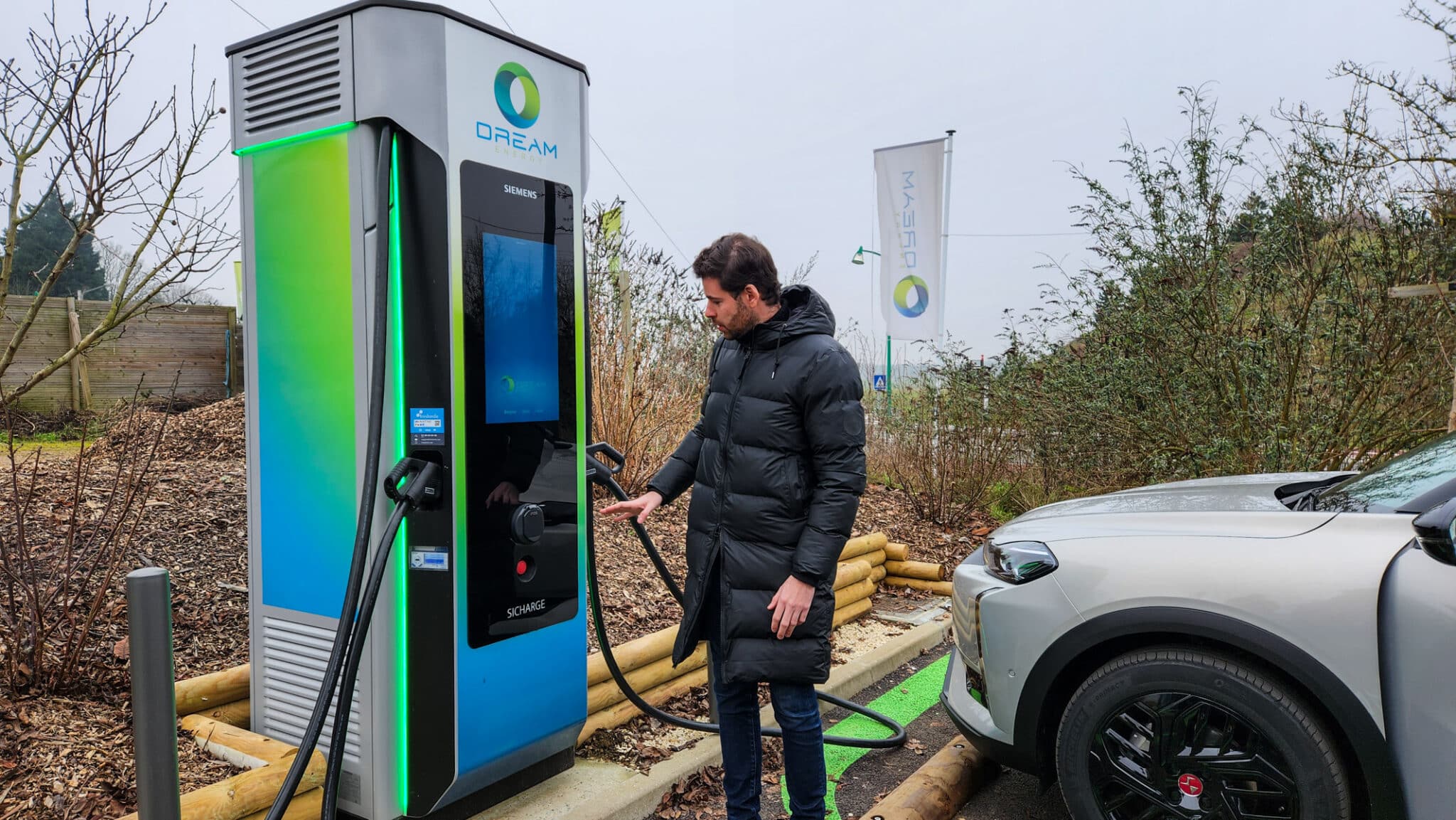 Dream Energy, réseau de recharge français avec de l'énergie verte