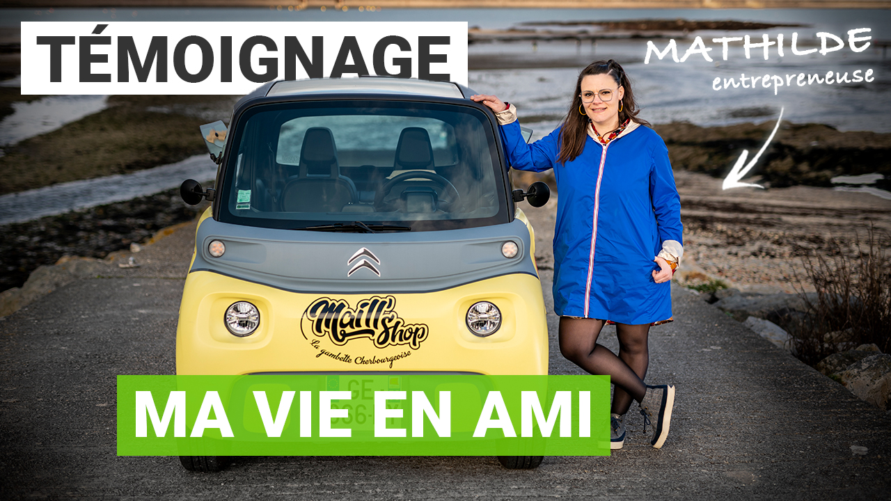Maman et entrepreneuse, elle roule en Citroën AMI - Automobile Propre