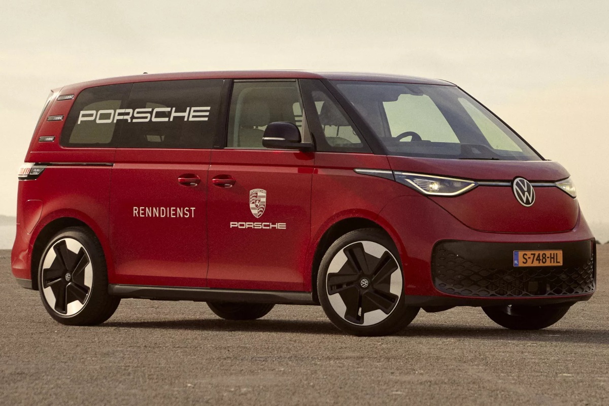 Porsche fait revivre le Renndienst avec un Volkswagen ID. Buzz