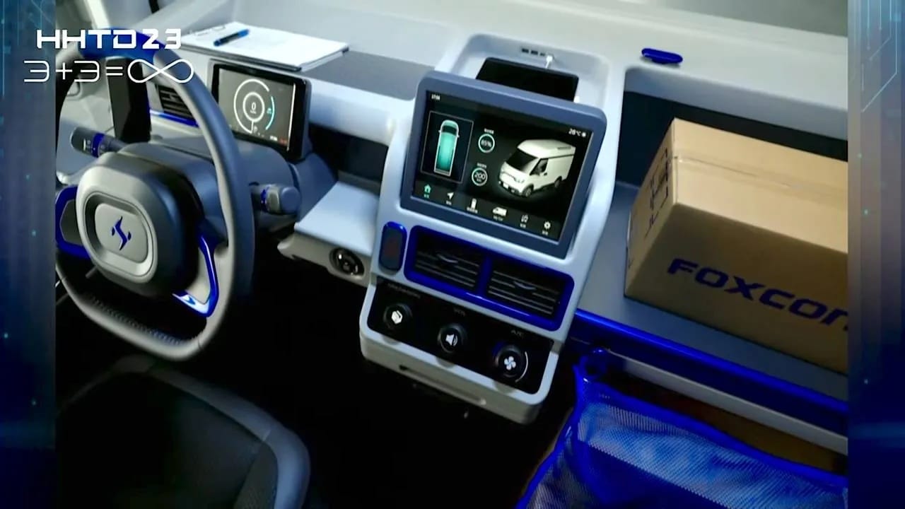 Foxconn présente un fourgon électrique, le Model N