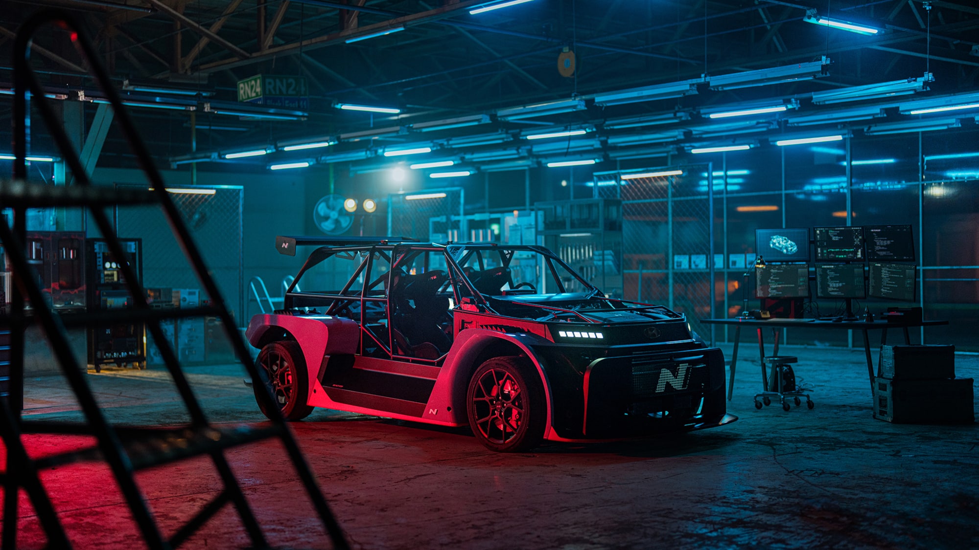 Hyundai RN24 : un concept délirant d'une sportive électrique de 650 ch