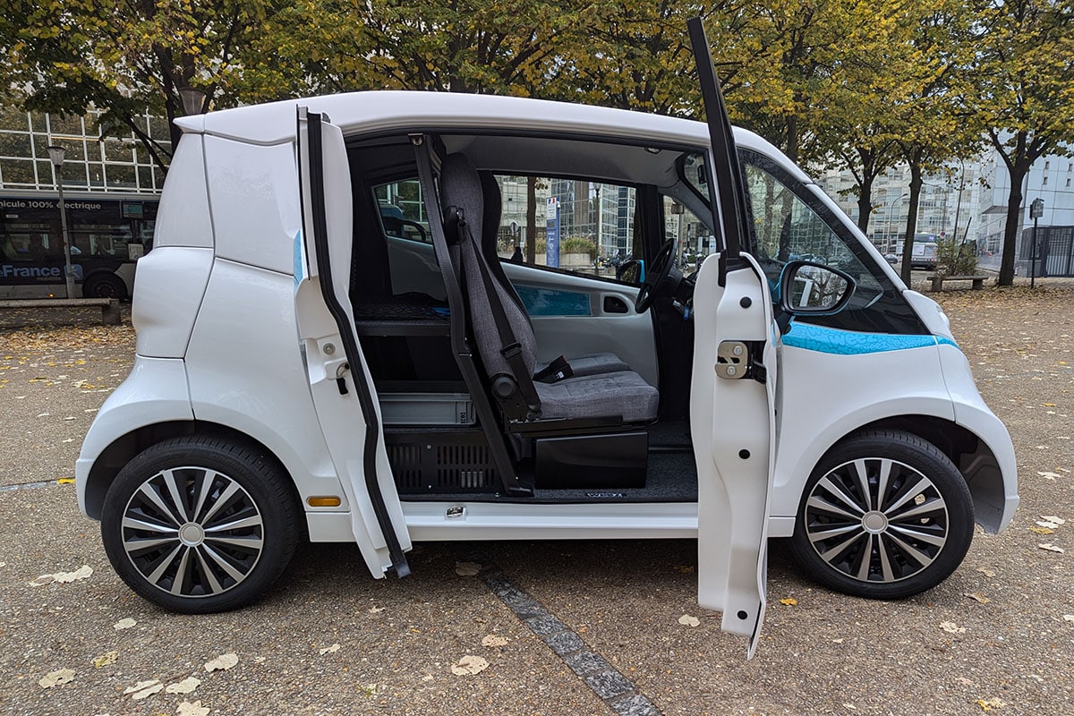 Essai : Eon Motors Weez City-Duo, un quadricycle 100 % pratique
