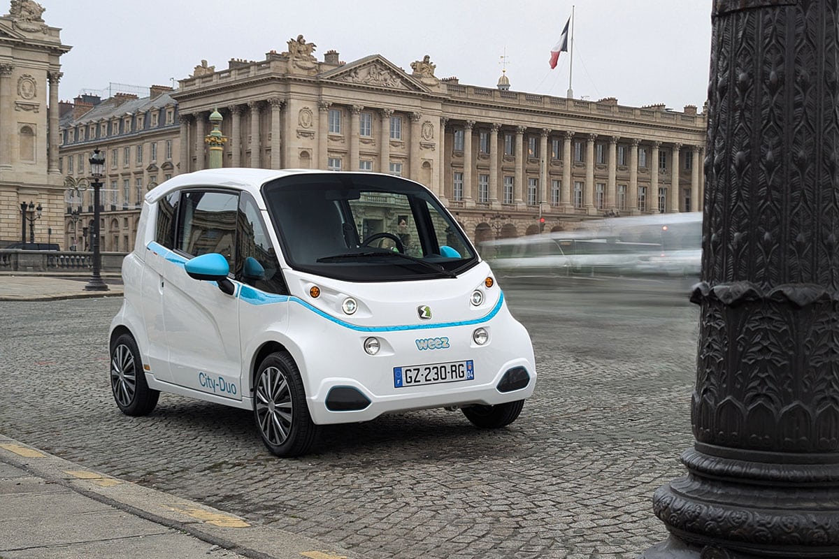 Essai : Eon Motors Weez City-Duo, un quadricycle 100 % pratique