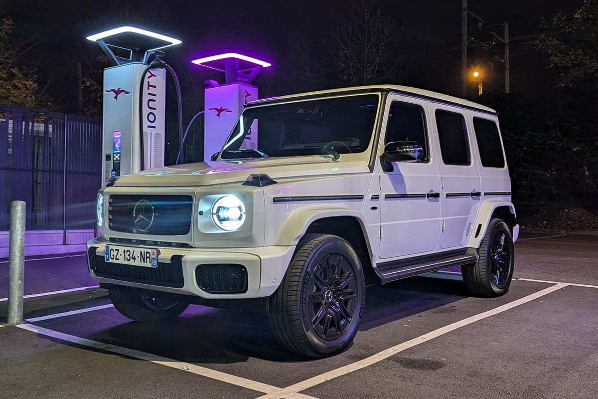 Supertest - Mercedes G580 EQ, les temps de recharge et de voyage de ...