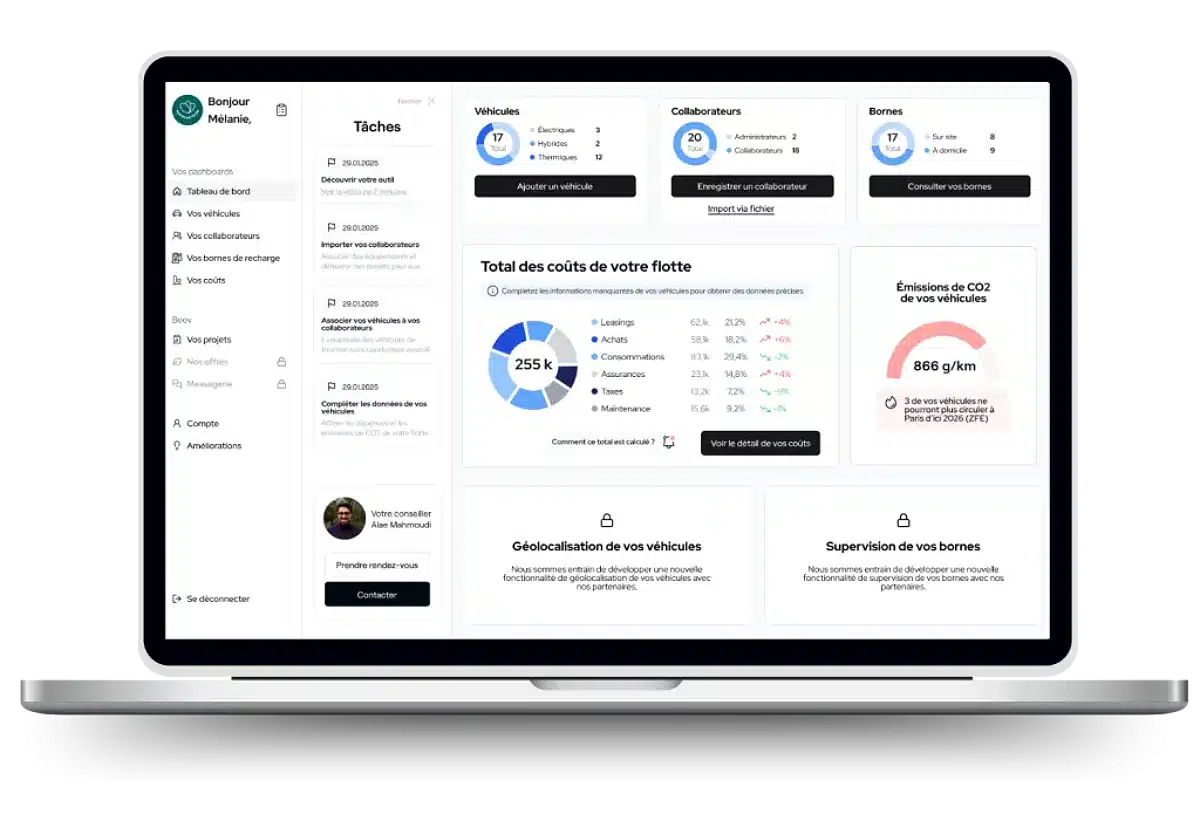 Beev lance une plateforme tout-en-un pour piloter les flottes d’entreprise