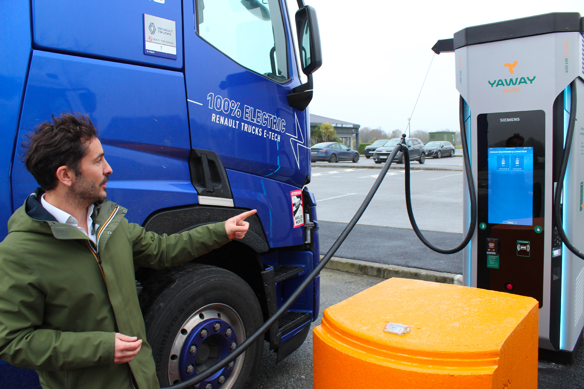 Ce restaurateur a installé des bornes de recharge pour camions ...