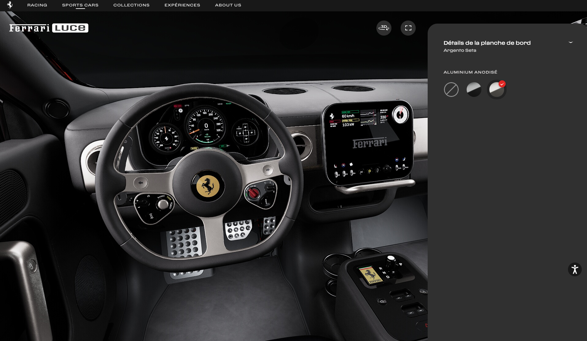 Ferrari Luce : on a testé le configurateur en ligne de sa première ...