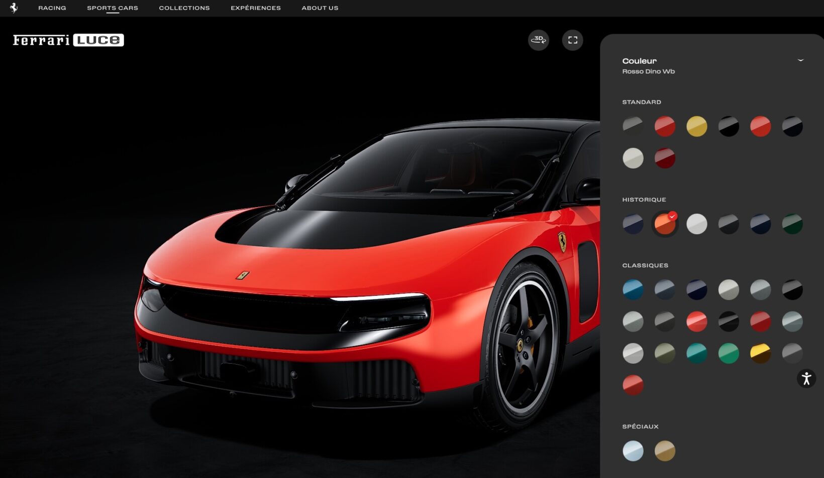 Ferrari Luce : on a testé le configurateur en ligne de sa première ...